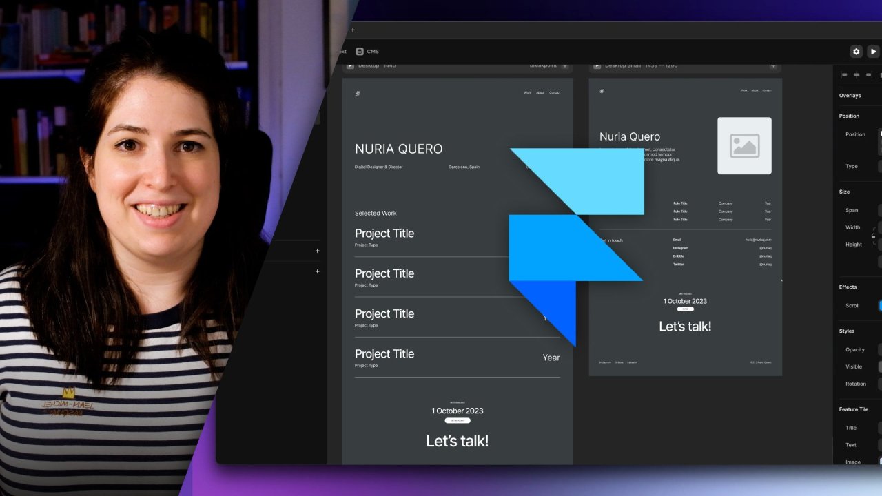 Online Course: Design, Build, and Publish your Portfolio with Figma and Framer from Skillshare ...