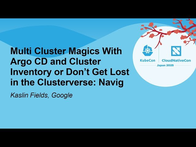 Free Video: Multi Cluster Magics With Argo CD and Cluster Inventory or ...