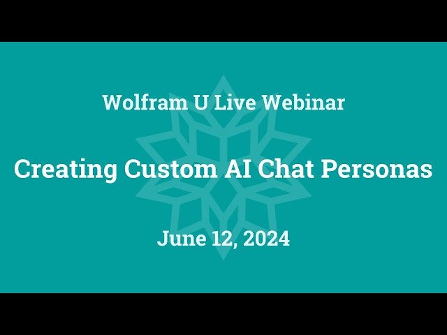 Free Video: Creating Custom AI Chat Personas - LLM Persona Engineering ...