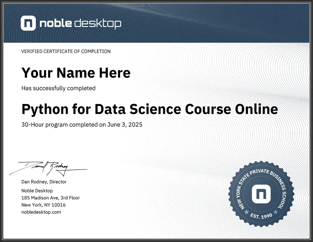 Online Course: Python for Data Science Course Online from VDCI | Class ...