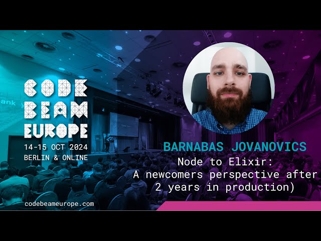 Free Video: Node to Elixir - A Newcomer's Perspective After 2 Years in Production from Code Sync ...