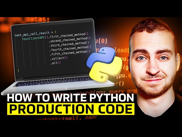 Free Video: How to Write Production Python Code from Tech with Tim ...