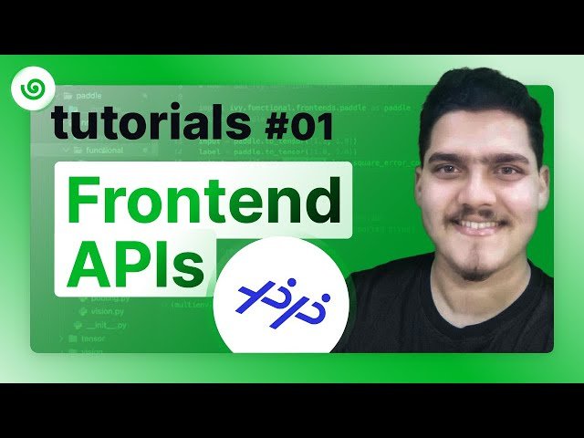 Free Video Frontend Apis Adding Square Error Cost Function To Paddle Paddle Tutorial 01 From