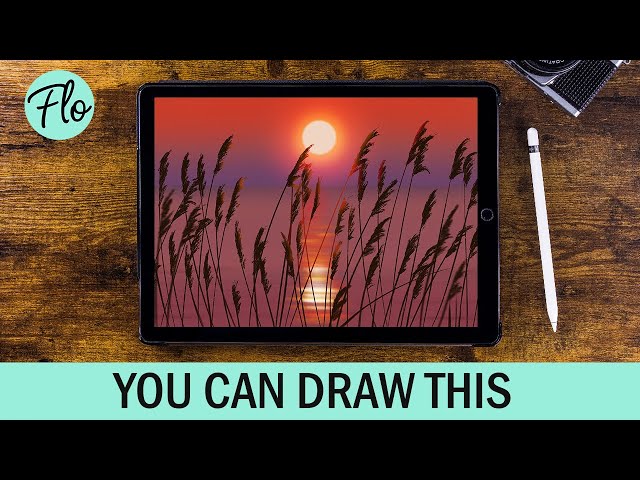 Free Video: You Can Draw This Sunset in Procreate from Art with Flo ...