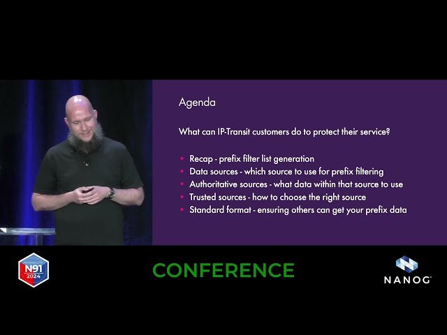 Free Video: Best Practices for IP Transit Customers - Improving Prefix Filtering and IRR Data ...