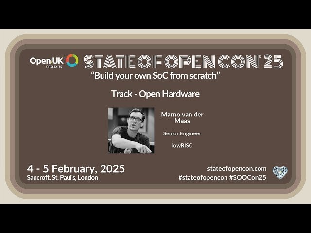 Free Video: Build Your Own System-on-Chip (SoC) From Scratch from OpenUK | Class Central