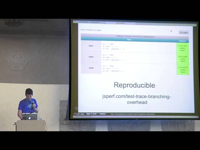 JSConf Talk: Benchmarking Like a Boss from JSConf | Class Central