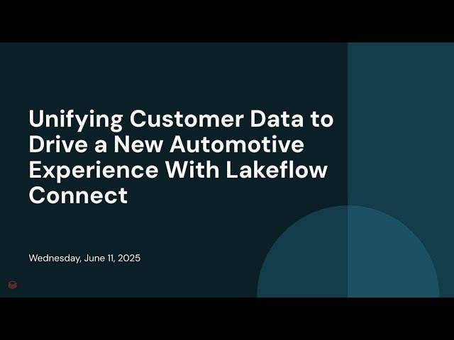 Free Video: Unifying Customer Data to Drive a New Automotive Experience ...