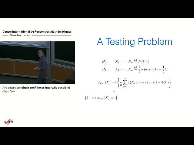 Free Video: Adaptive Robust Confidence Intervals in High-Dimensional ...