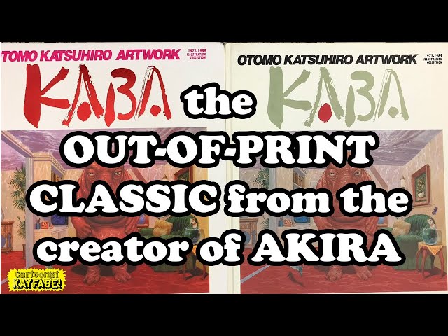 Free Video: Katsuhiro Otomo's KABA - The Long Out of Print Art Book ...