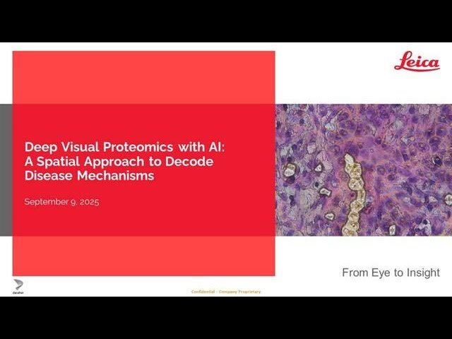 Free Video: Deep Visual Proteomics with AI - A Spatial Approach to Decode Disease Mechanisms ...
