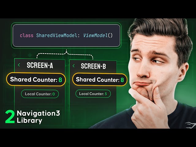 Free Video: Nested Nav Graphs and Shared ViewModels With Navigation3 from Philipp Lackner ...
