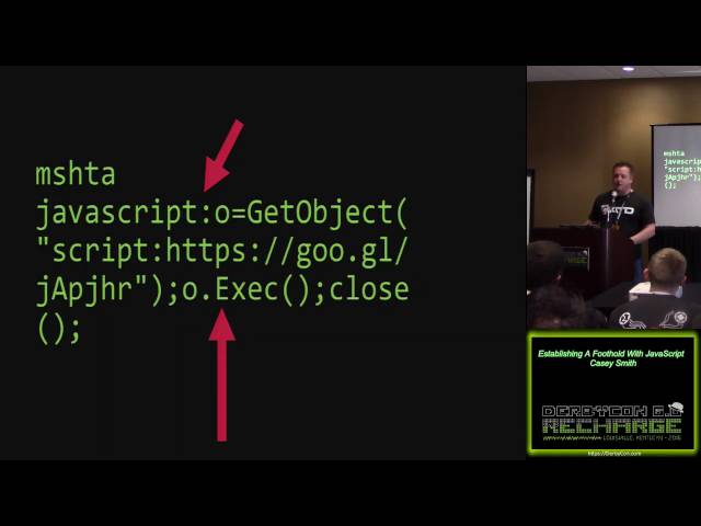 Conference Talks Talk: Establishing a Foothold With JavaScript from YouTube | Class Central