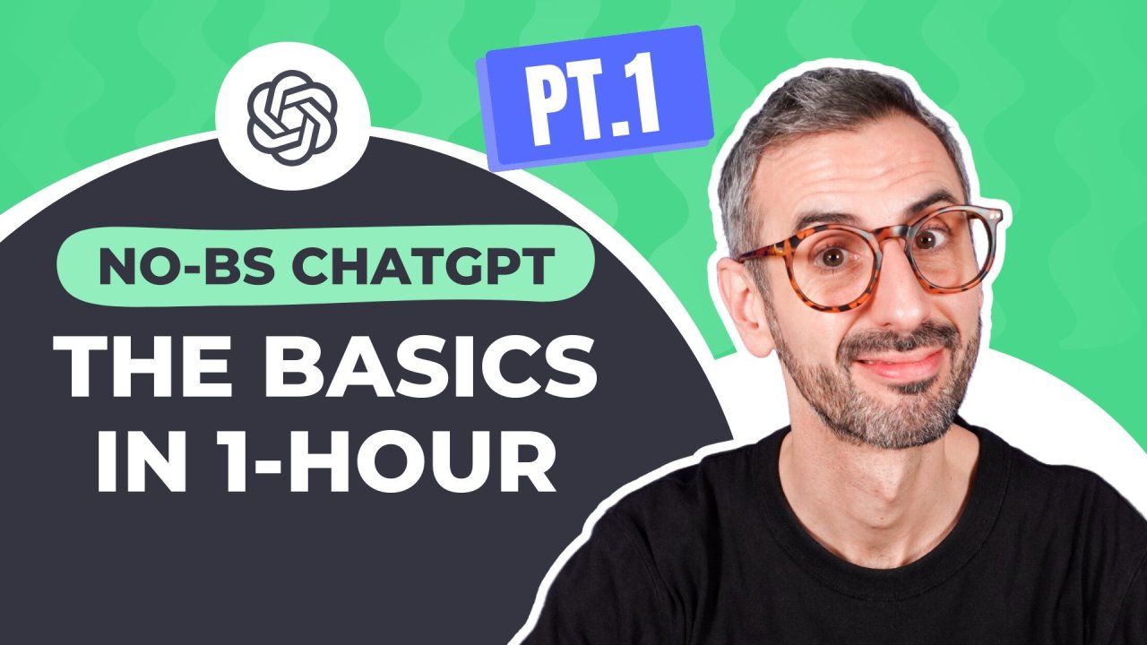 Online Course: No-BS ChatGPT: The Basics in 1-Hour from Skillshare | Class Central
