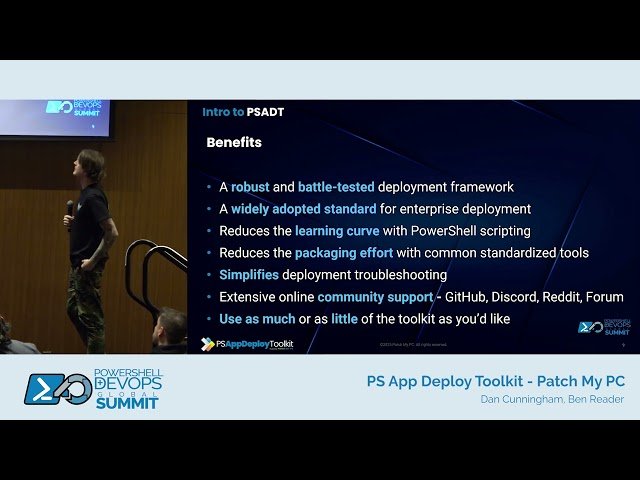 Free Video: PS App Deploy Toolkit - Patch My PC from Confreaks | Class ...