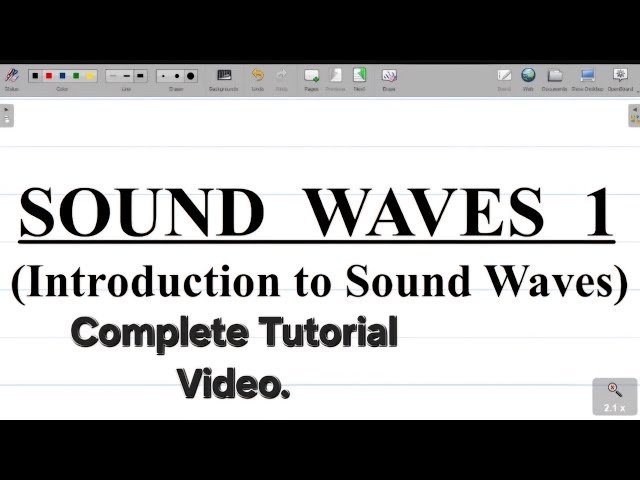 Free Video: Sound Waves: Definition, Velocity, Properties, Reflection of Sound Waves, Echoes and ...
