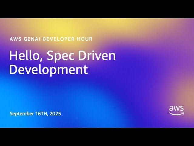 Free Video: Hello, Spec Driven Development - Building Applications from Scratch with AI-Guided ...