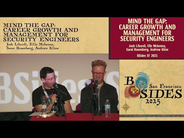 Free Video: Mind the Gap - Career Growth and Management for Security ...