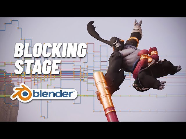 Free Video: Behind the Scenes of AAA Animation in Blender - Part 1: Blocking Stage from Pierrick ...