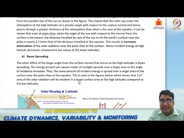 Free Video: Fundamentals of Earth's Climate System - Latitude ...