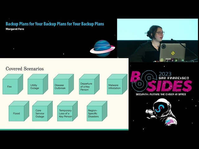 Security BSides Talk: Backup Plans for Your Backup Plans for Your Backup Plans from Security ...