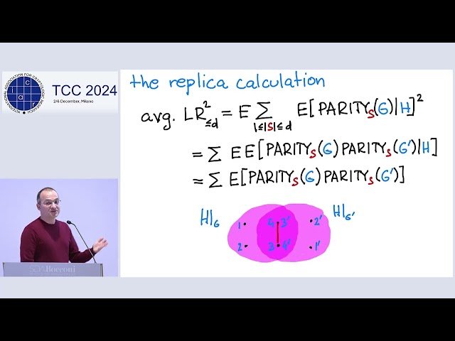 Free Video: Math and Foundations - Talk 3 from TheIACR | Class Central