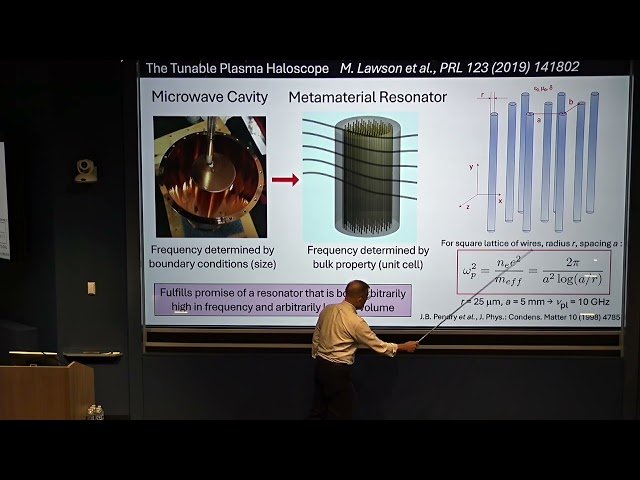 Free Video: ALPHA - A Plasma Haloscope for the Post-Inflation Axion from Simons Foundation ...
