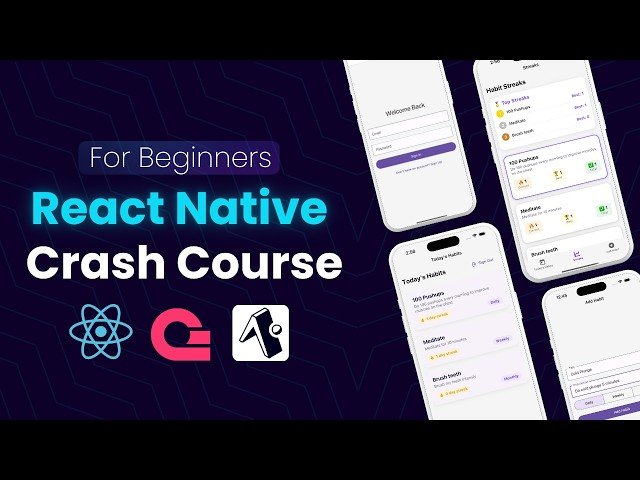 Free Video: React Native Full Course 2025 - Become a React Native Pro in 4 Hours from PedroTech ...