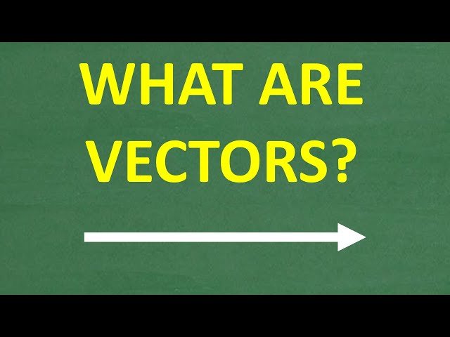 Free Video: What Are Vectors? - A Simple Introduction for Beginners ...