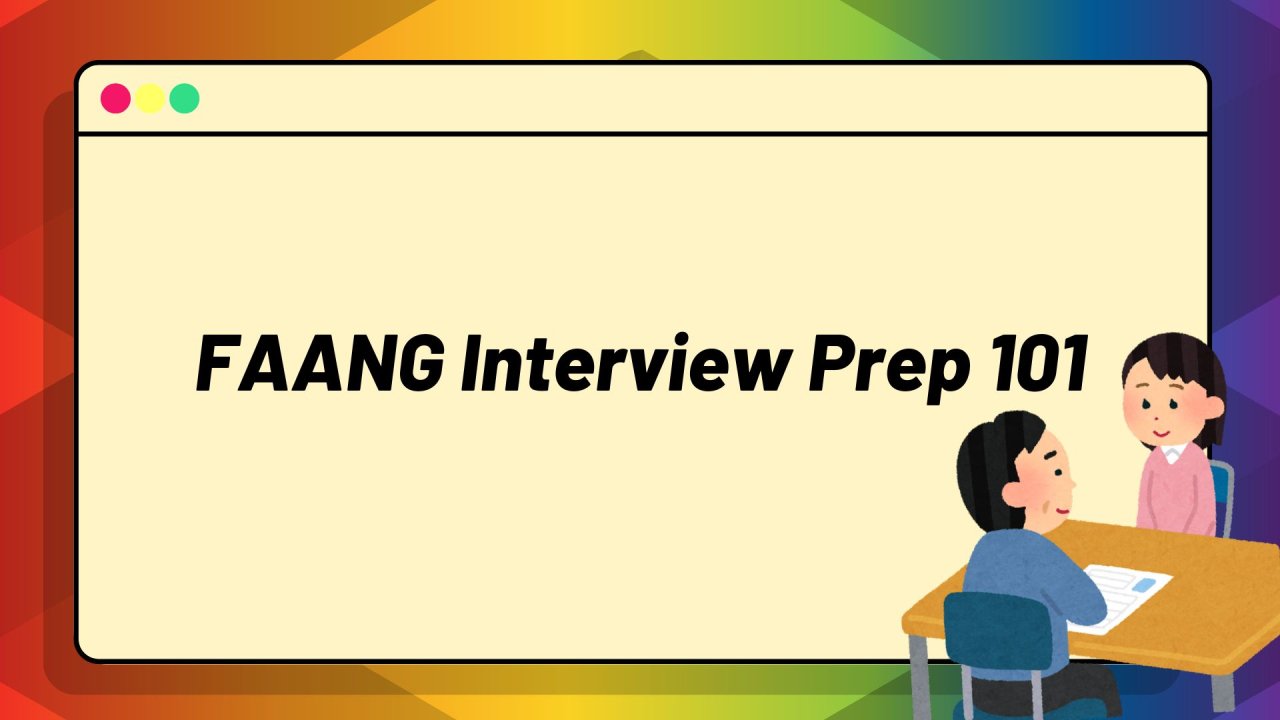 Online Course: FAANG Interview Prep 101 from Zero To Mastery | Class Central