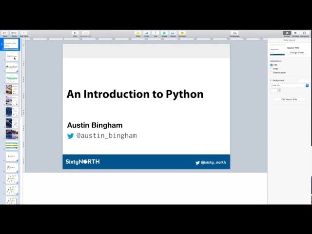 NDC Conferences Talk: Introduction to Python from NDC Conferences | Class Central