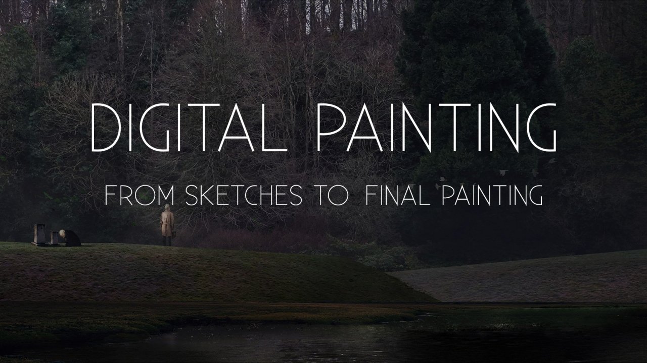 Online Course: Digital Painting: From Sketch To Final Painting from ...