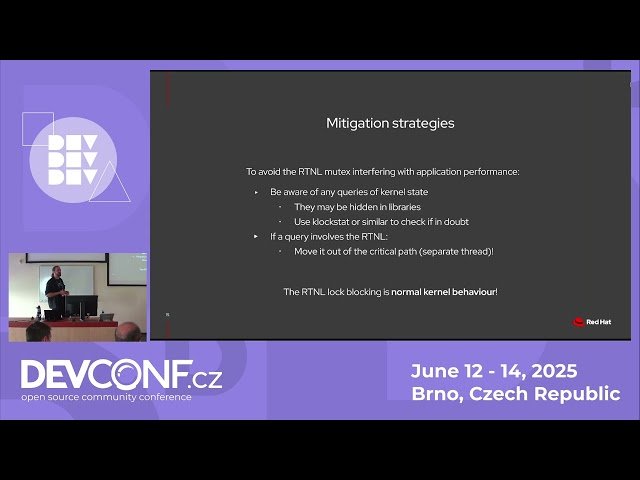 Free Video: Beware of the Kernel RTNL Mutex - Debugging Network Scalability Issues from DevConf ...