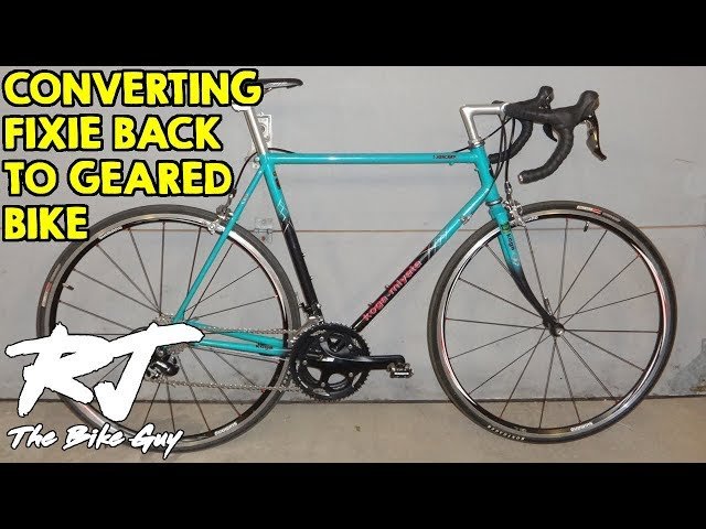 Free Video: Converting Fixie Back to Geared Bike - Vintage Koga Miyata ...