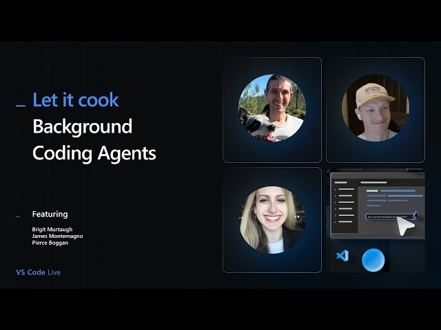 Free Video: VS Code - Let it Cook - Background Coding Agents from Visual Studio Code | Class Central