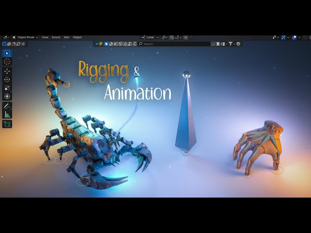 Free Video: Rigging and Animation in Blender 4.5 - Practical Examples from NPS 3D™ | Class Central