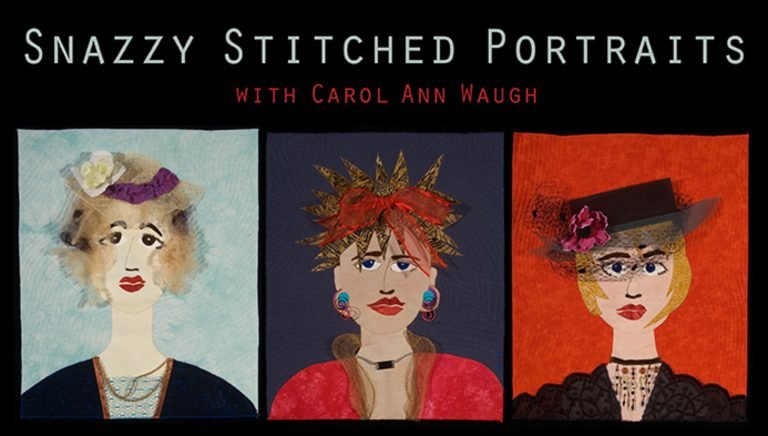 Online Course: Snazzy Stitched Portraits from Craftsy | Class Central
