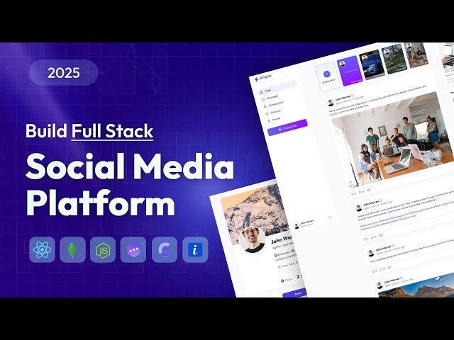 Free Video: Build and Deploy a Full Stack Social Media App using React JS - MERN Stack Project ...