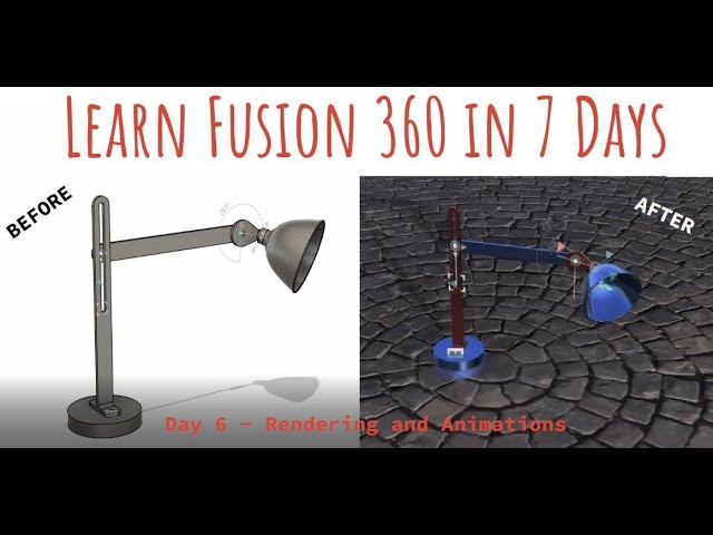 Free Video: Learn Fusion 360 in 7 Days - Day 6: Rendering and ...
