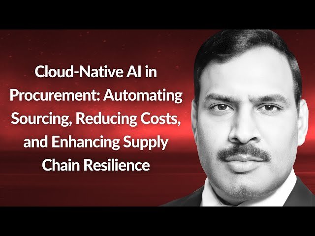 Free Video: AI in Procurement - Enhancing Supply Chain Resilience from Conf42 | Class Central