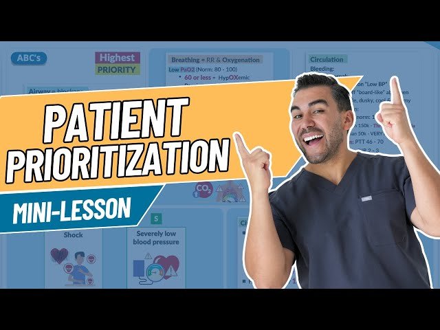 Free Video: Patient Prioritization for Nurses - NCLEX "Who Do You See ...