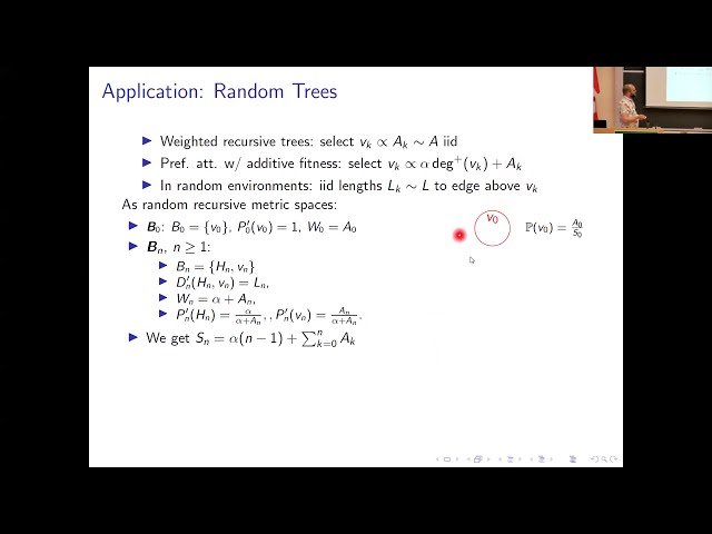 Free Video Depths In Random Recursive Metric Spaces From Fields