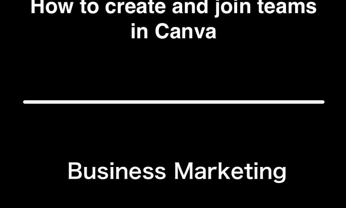 Online Course: How to create and join teams in Canva from Coursera ...