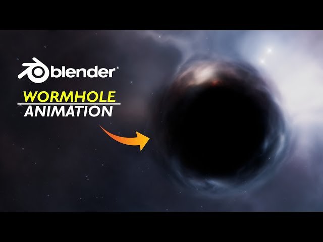 Free Video: Make an Epic Wormhole Animation - Beginners Blender Tutorial from PIXXO 3D | Class ...