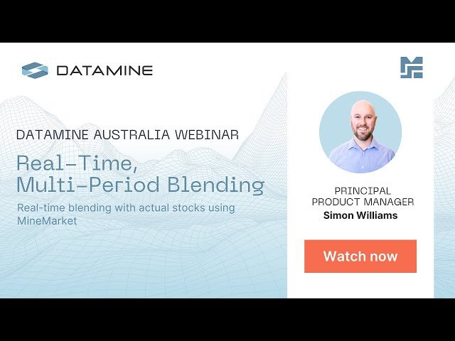 Free Video: Real-Time Multi-Period Blending with MineMarket from ...