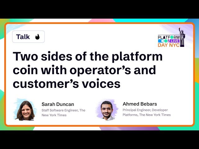 Free Video: Two Sides of the Platform Coin - Operator's and Customer's ...