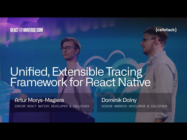 Free Video: Ottrelite - Tracing Framework for React Native from Callstack Engineers | Class Central