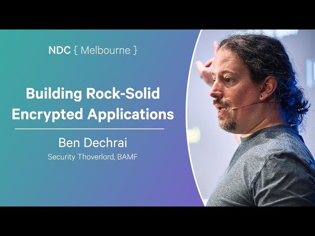 Free Video: Building Rock-Solid Encrypted Applications from NDC Conferences | Class Central