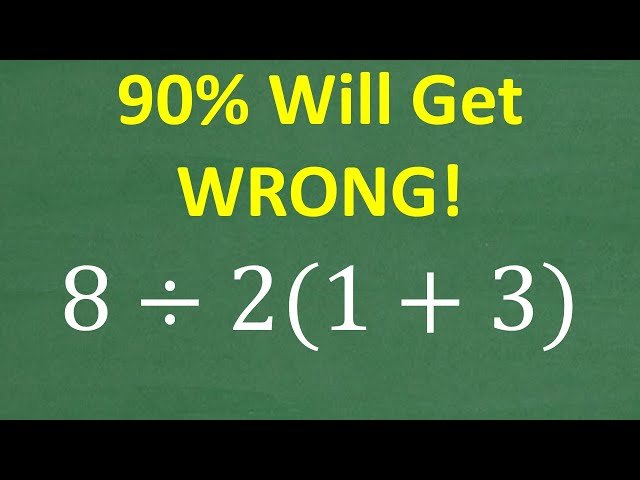 Free Video: Order of Operations - PEMDAS Math Problem That Many Get Wrong from TabletClass Math ...