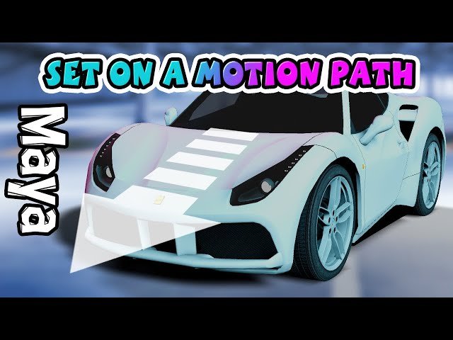 Free Video: Setting Cars on Motion Paths with Animated Wheels in Maya ...